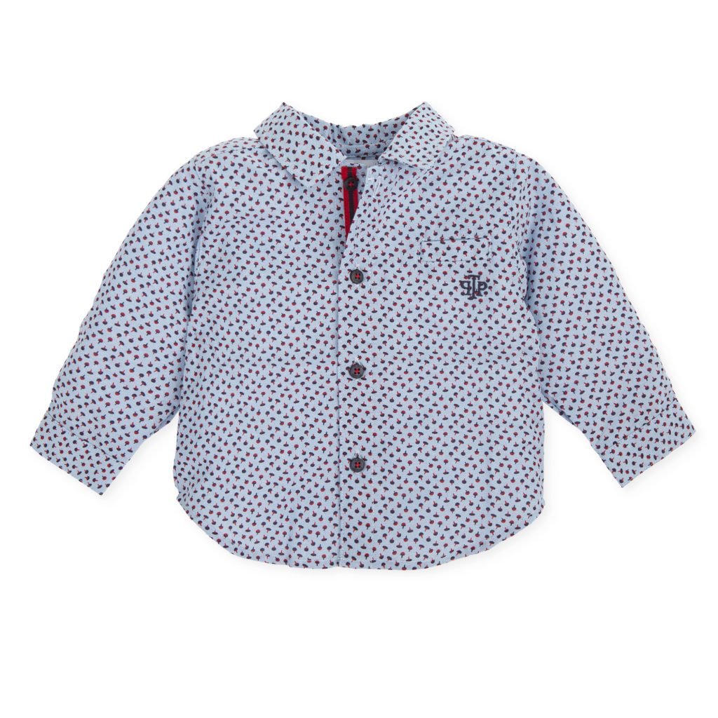 Tutto Piccolo Dado Blue Shirt - Frank and Polly Kids Clothing
